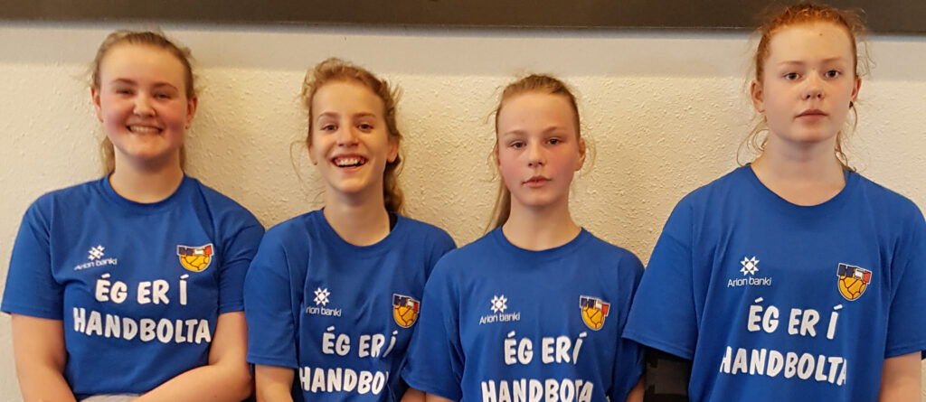 Flottur hópur frá FRAM í Handboltaskóla HSÍ og Arion banka - Fram