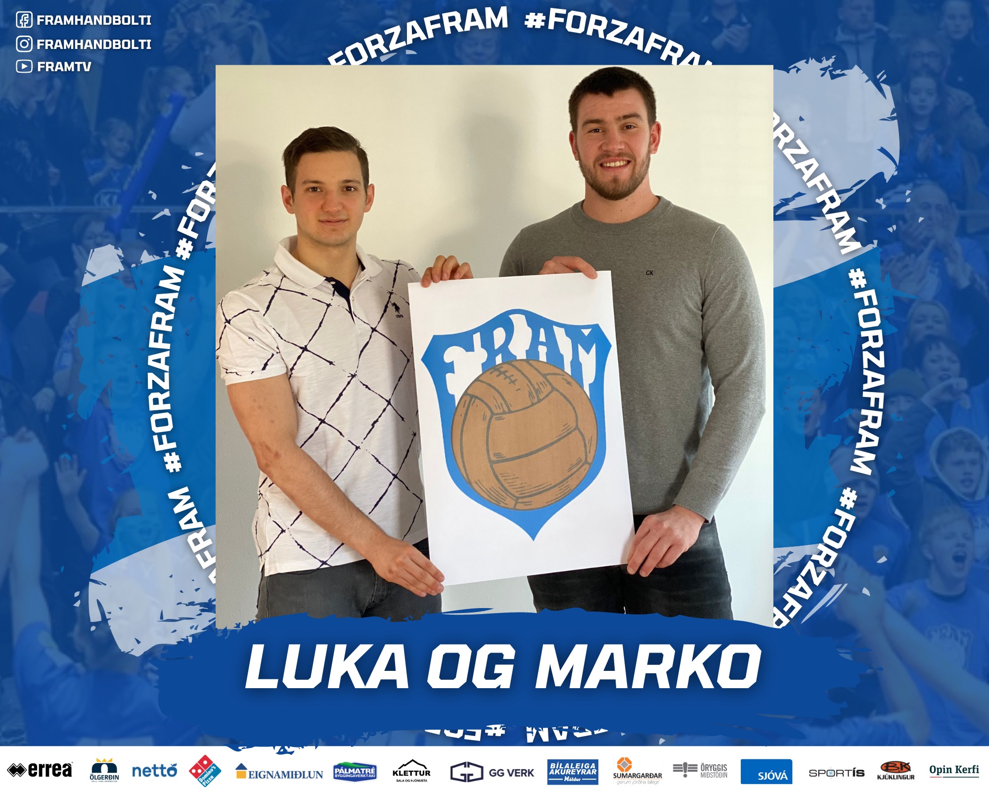 Luka Vukicevic og Marko Coric til Fram! - Fram